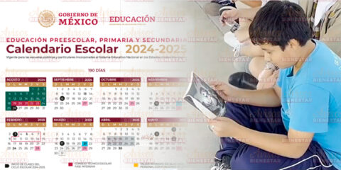 SEP publica calendario escolar 2024-2025 para Educación Básica y Normal